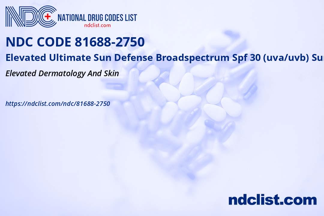 Elevated Ultimate Sun Defense Broadspectru- NDC81688-2750