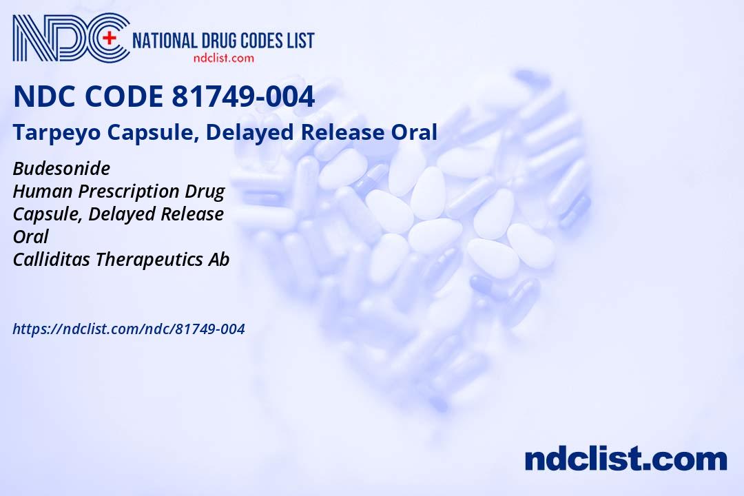 Tarpeyo Capsule, Delayed Release- NDC81749-004