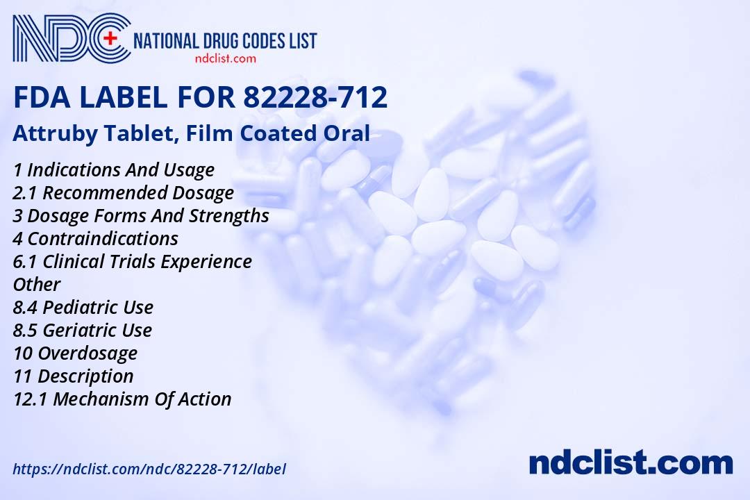 FDA Label for Attruby Tablet, Film Coated Oral - Indications, Usage ...