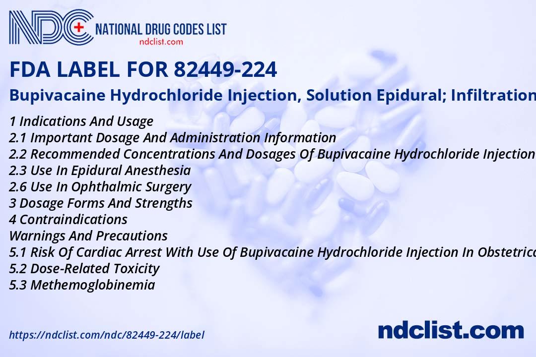 FDA Label for Bupivacaine Hydrochloride Injection, Solution Epidural ...