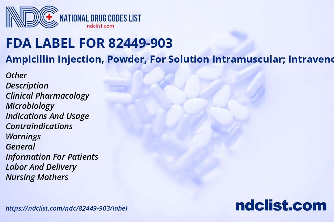 FDA Label for Ampicillin Injection, Powder, For Solution Intramuscular ...
