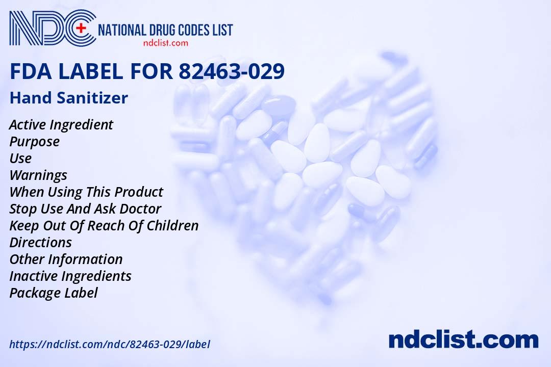 FDA Label for Hand Sanitizer - Indications, Usage & Precautions