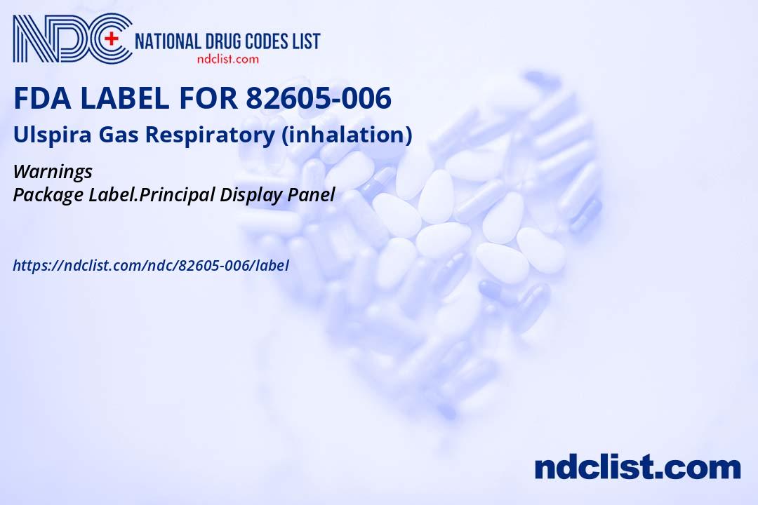 FDA Label for Ulspira Gas Respiratory (inhalation) - Indications, Usage & Precautions