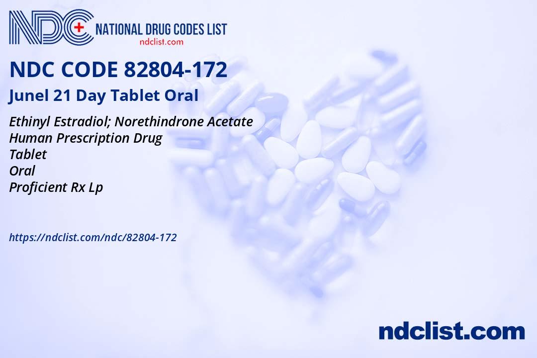 NDC 82804-172 Junel 21 Day Tablet Oral