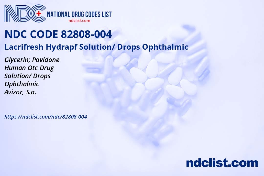 Lacrifresh Hydrapf Solution/ Drops- NDC82808-004