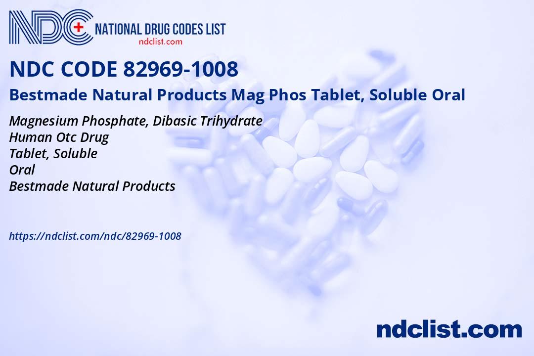 Bestmade Natural Products Mag Phos- NDC82969-1008