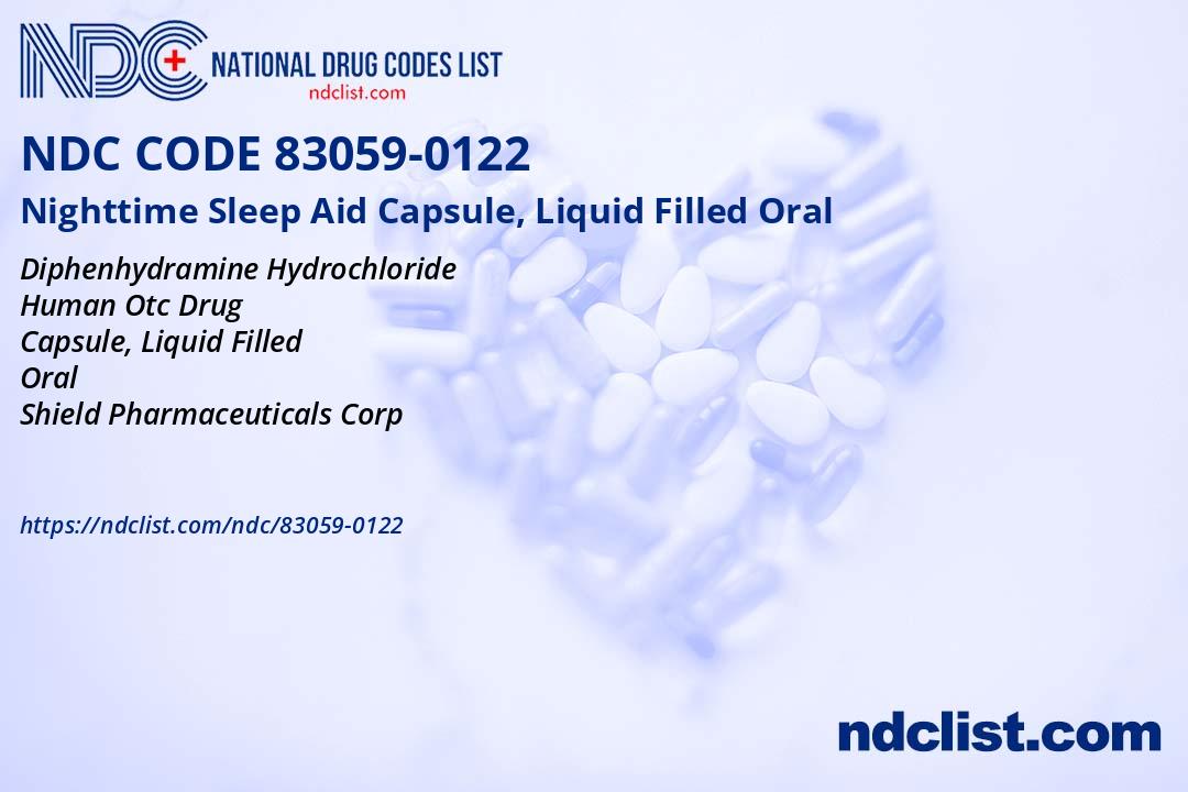 NDC 83059-0122 Nighttime Sleep Aid Capsule, Liquid Filled Oral