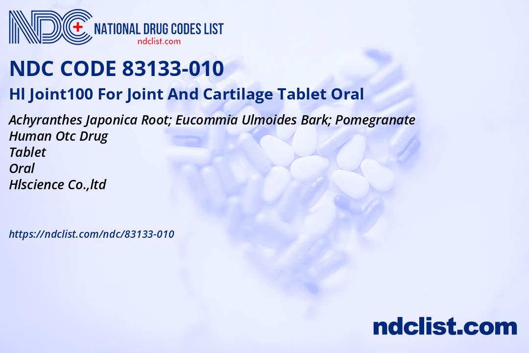 NDC 83133-010 Hl Joint100 For Joint And Cartilage