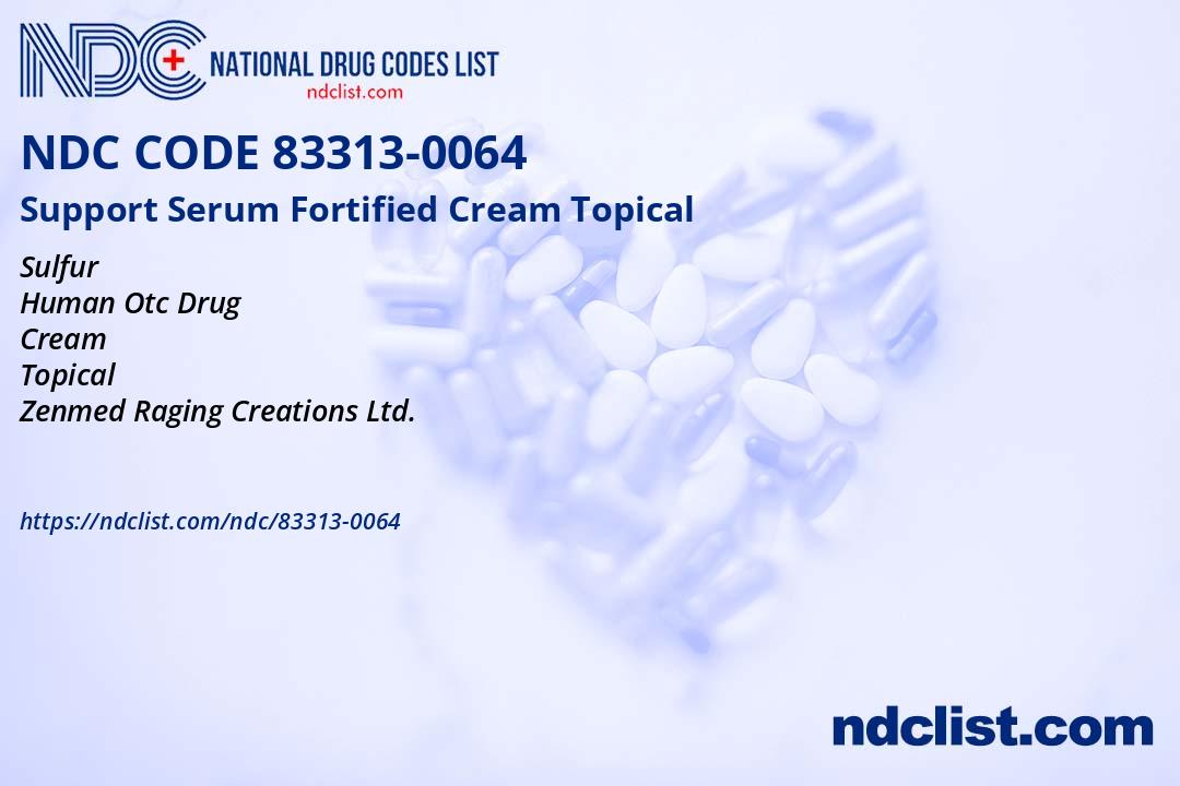 NDC 83313-0064 Support Serum Fortified Cream Topical