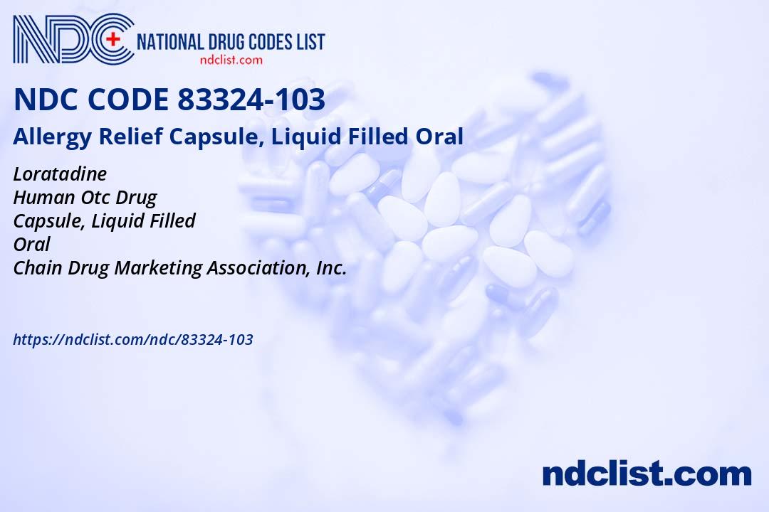 Allergy Relief Capsule, Liquid Filled - NDC 83324-103