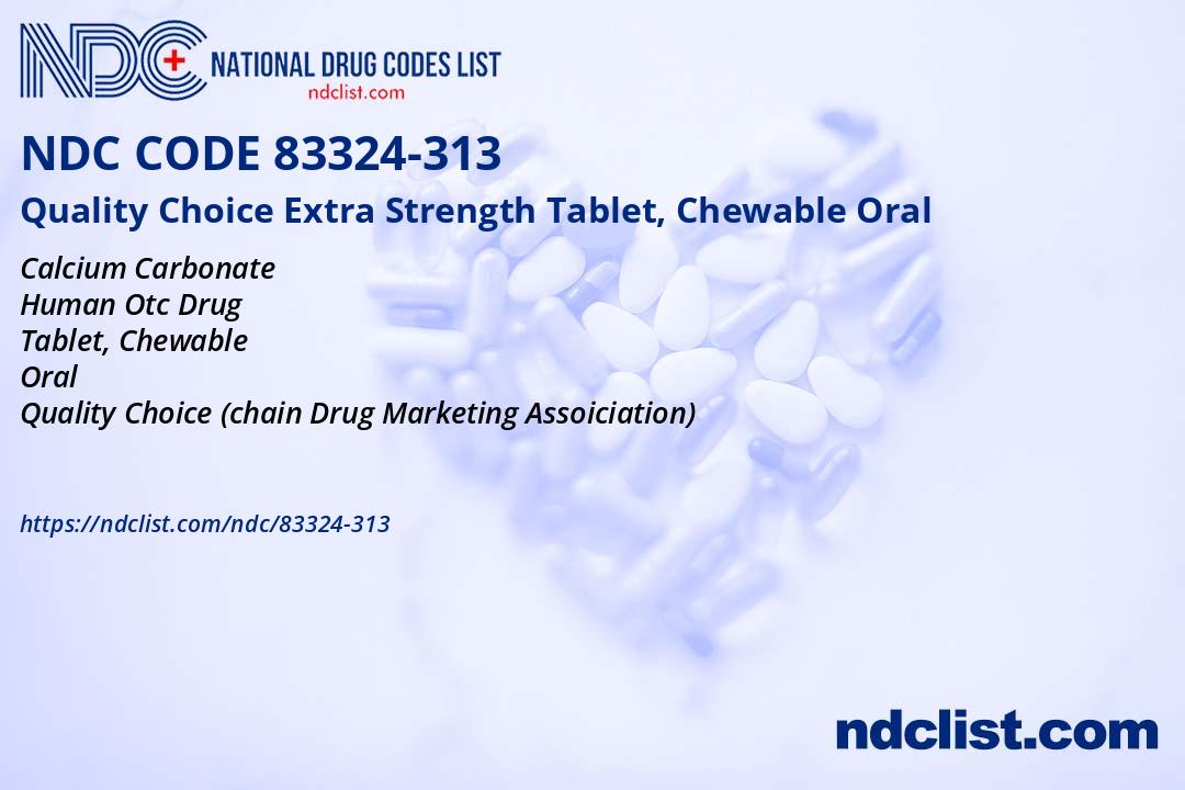 Quality Choice Tablet, Chewable- NDC83324-313