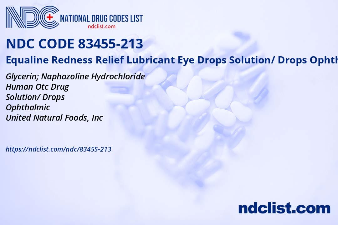 Equaline Redness Relief Lubricant Eye Drops- NDC83455-213