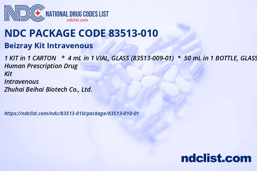 Beizray NDC Package 83513-010-01