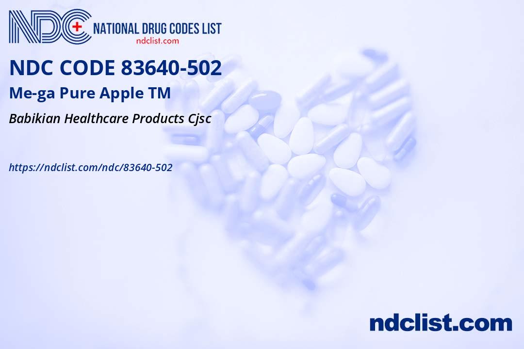 NDC 83640-502 Me-ga Pure Apple TM