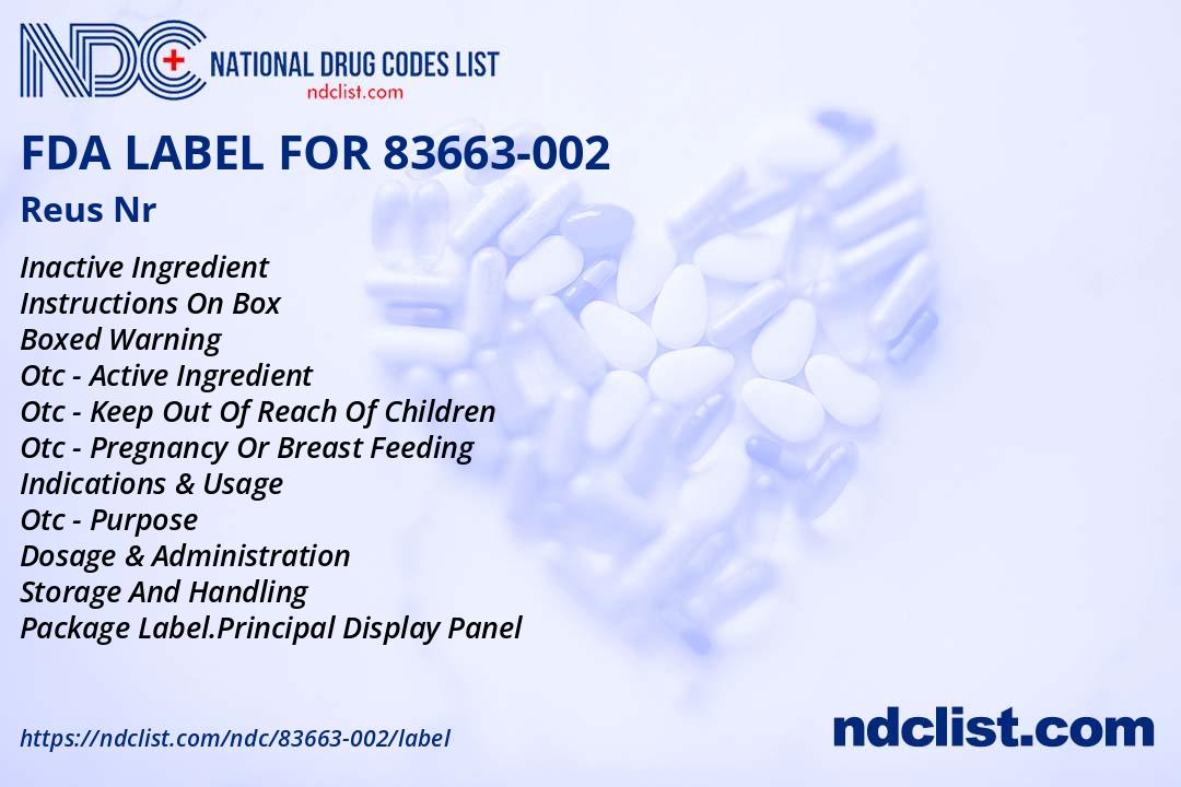 Reus Nr- FDA Label NDC83663-002