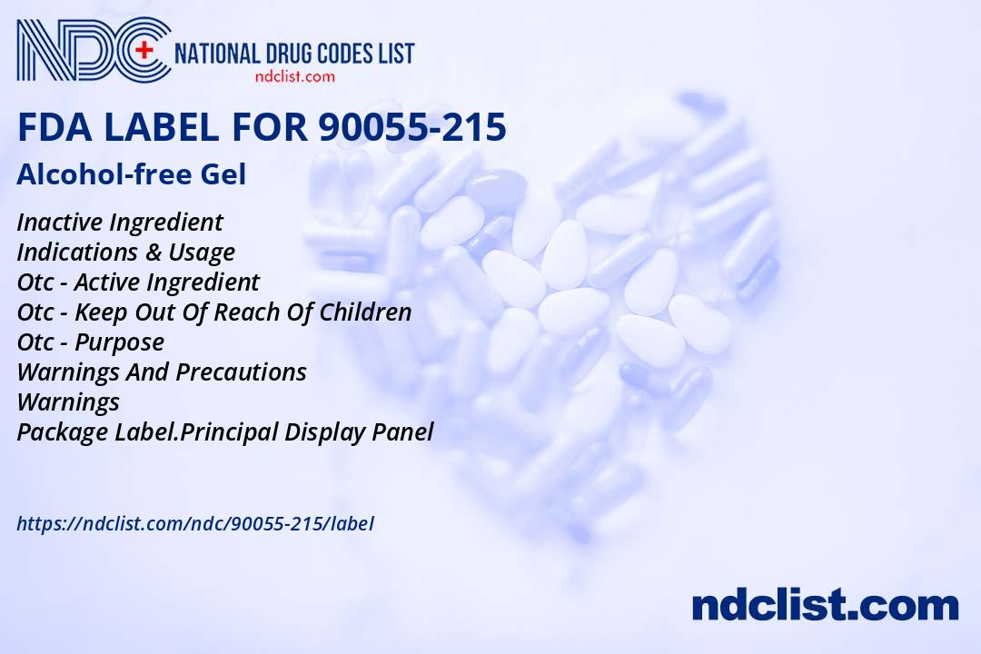 FDA Label for Alcohol-free Gel - Indications, Usage & Precautions