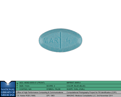 Pill Identifier Warfarin Sodium - Size, Shape, Imprints and Color