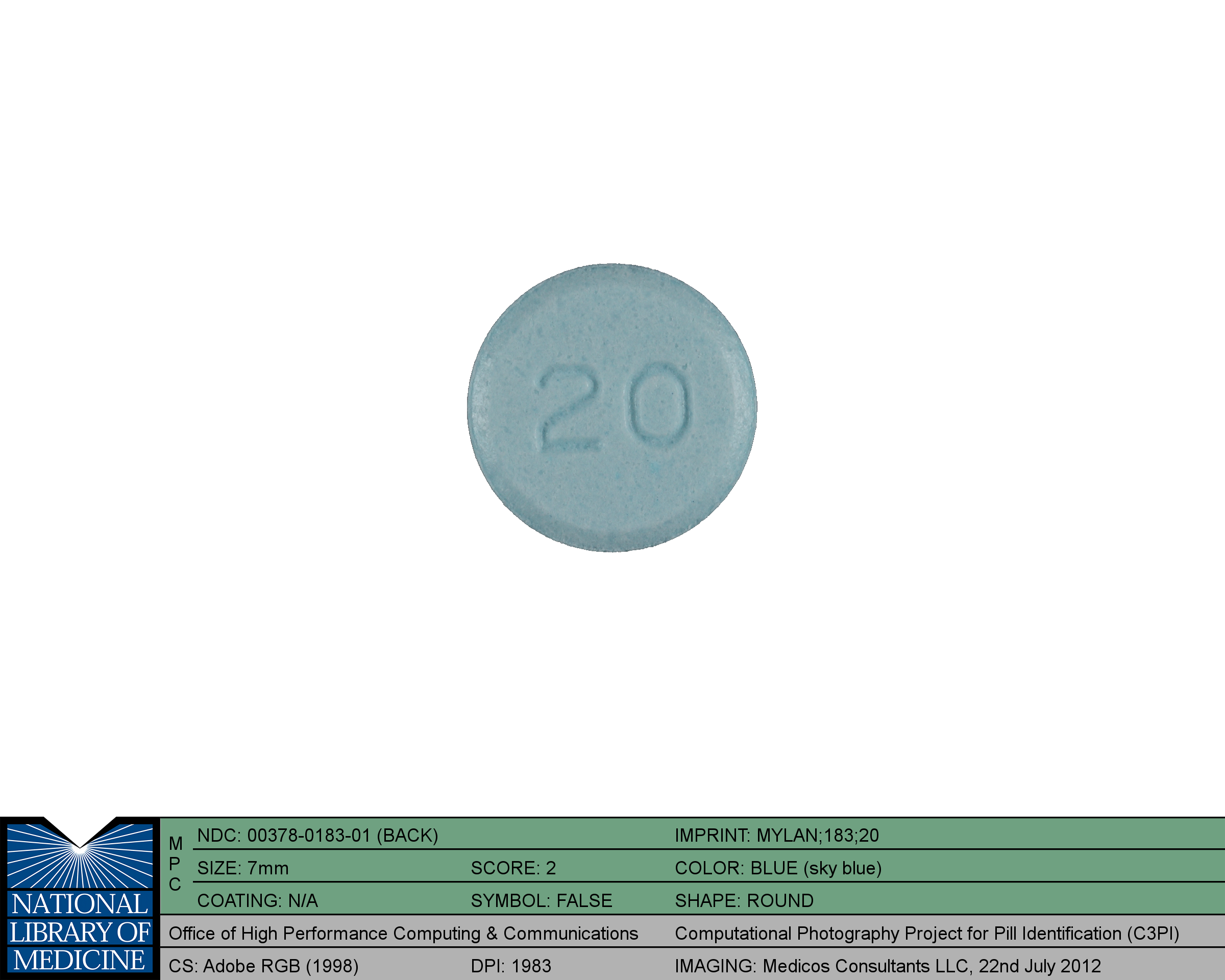 Pill Identifier Propranolol Hydrochloride - Size, Shape, Imprints and Color
