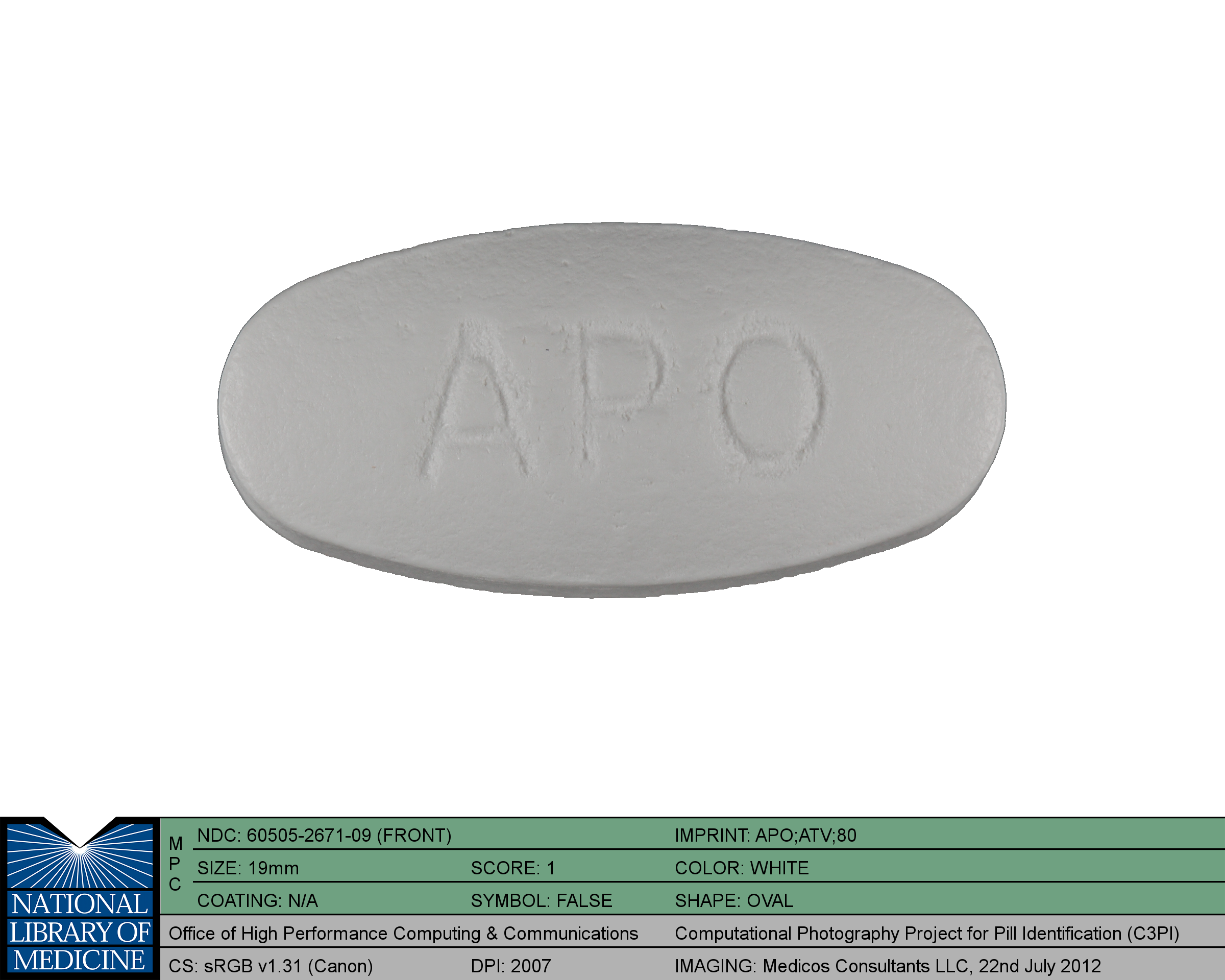 Pill Identifier Atorvastatin Calcium - Size, Shape, Imprints and Color