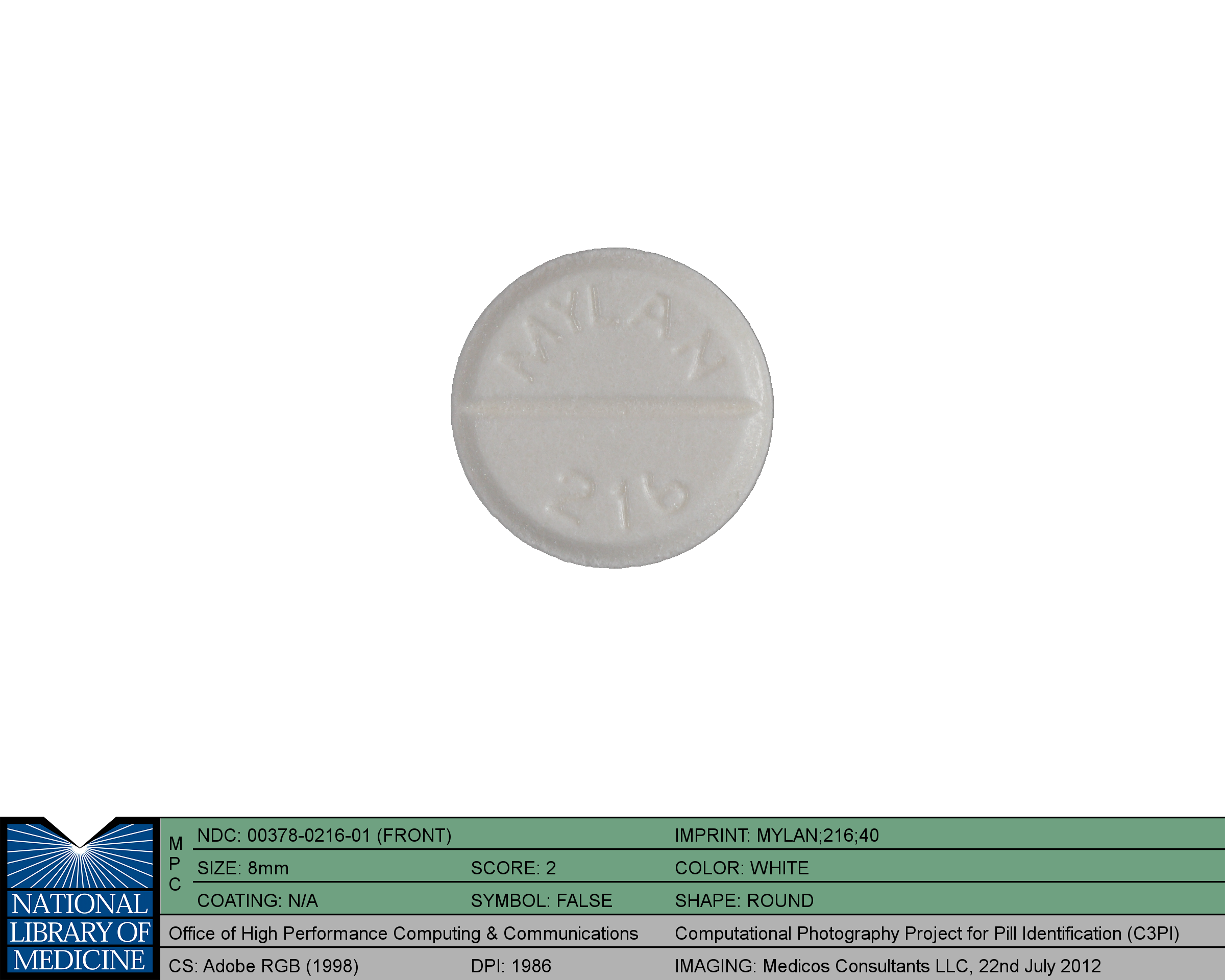 Pill Identifier Furosemide - Size, Shape, Imprints and Color