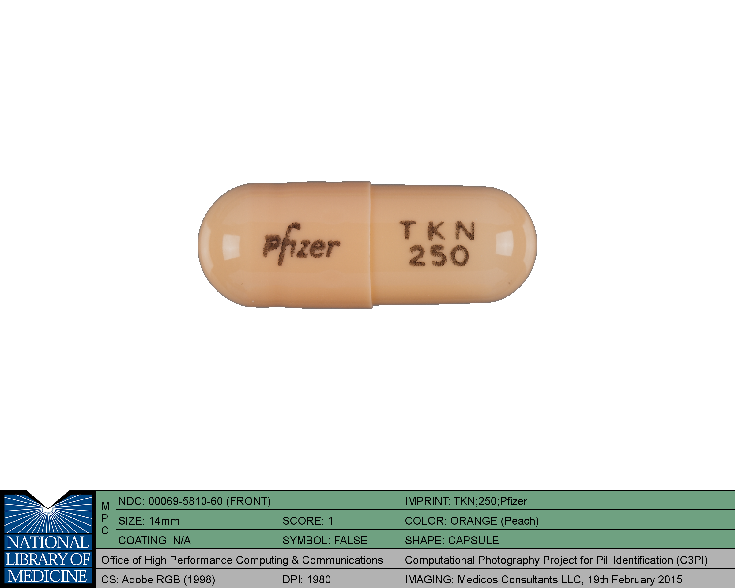 Pill Identifier Tikosyn - Size, Shape, Imprints and Color