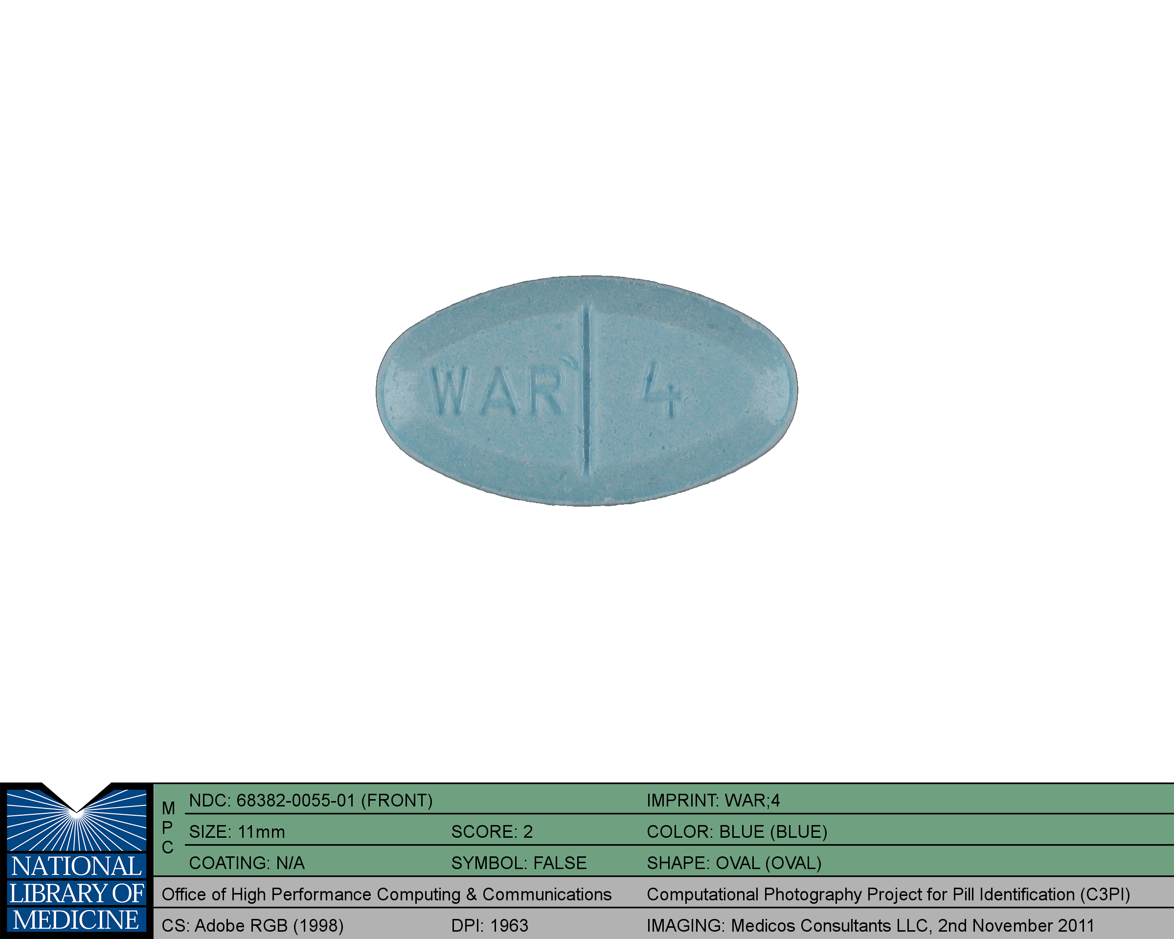 Pill Identifier Warfarin Sodium - Size, Shape, Imprints and Color