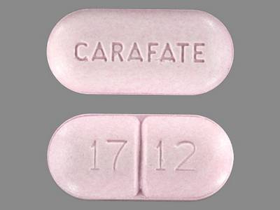 Pill Identifier Carafate - Size, Shape, Imprints and Color