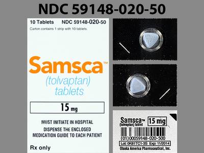 Pill Identifier Samsca - Size, Shape, Imprints and Color