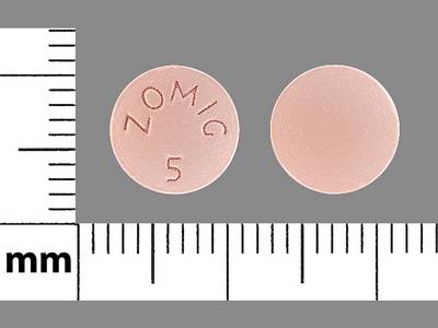 Pill Identifier Zomig - Size, Shape, Imprints and Color