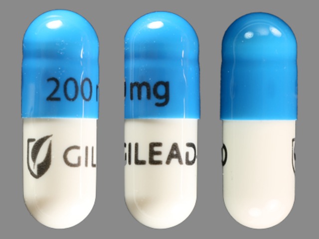 Pill Identifier Emtriva - Size, Shape, Imprints and Color