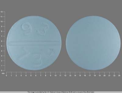 Pill Identifier Metoprolol Tartrate - NDC 0093-0734