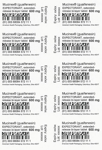 Pill Identifier Mucinex - Size, Shape, Imprints and Color