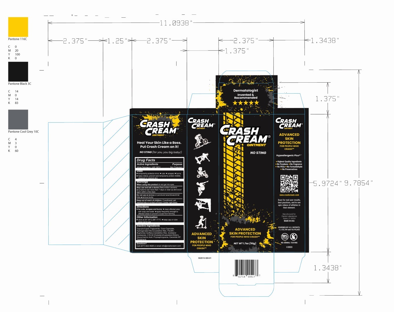 NDC 61387-251 Crash Cream Ointment Topical Label Information - Details ...