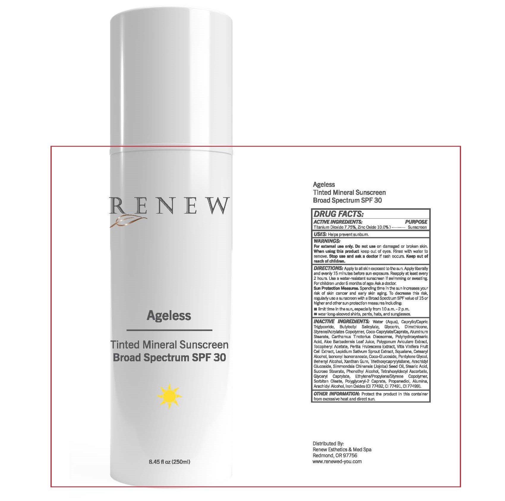 Product Images Ageless Tinted Mineral Sunscreen Broad Spectrum Spf 30 ...