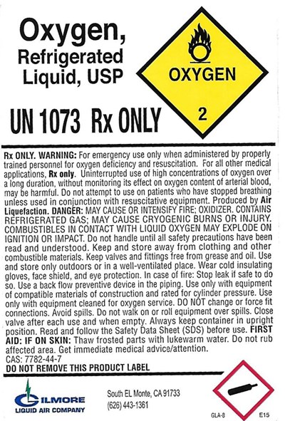 Product Images Oxygen Photos - Packaging, Labels & Appearance