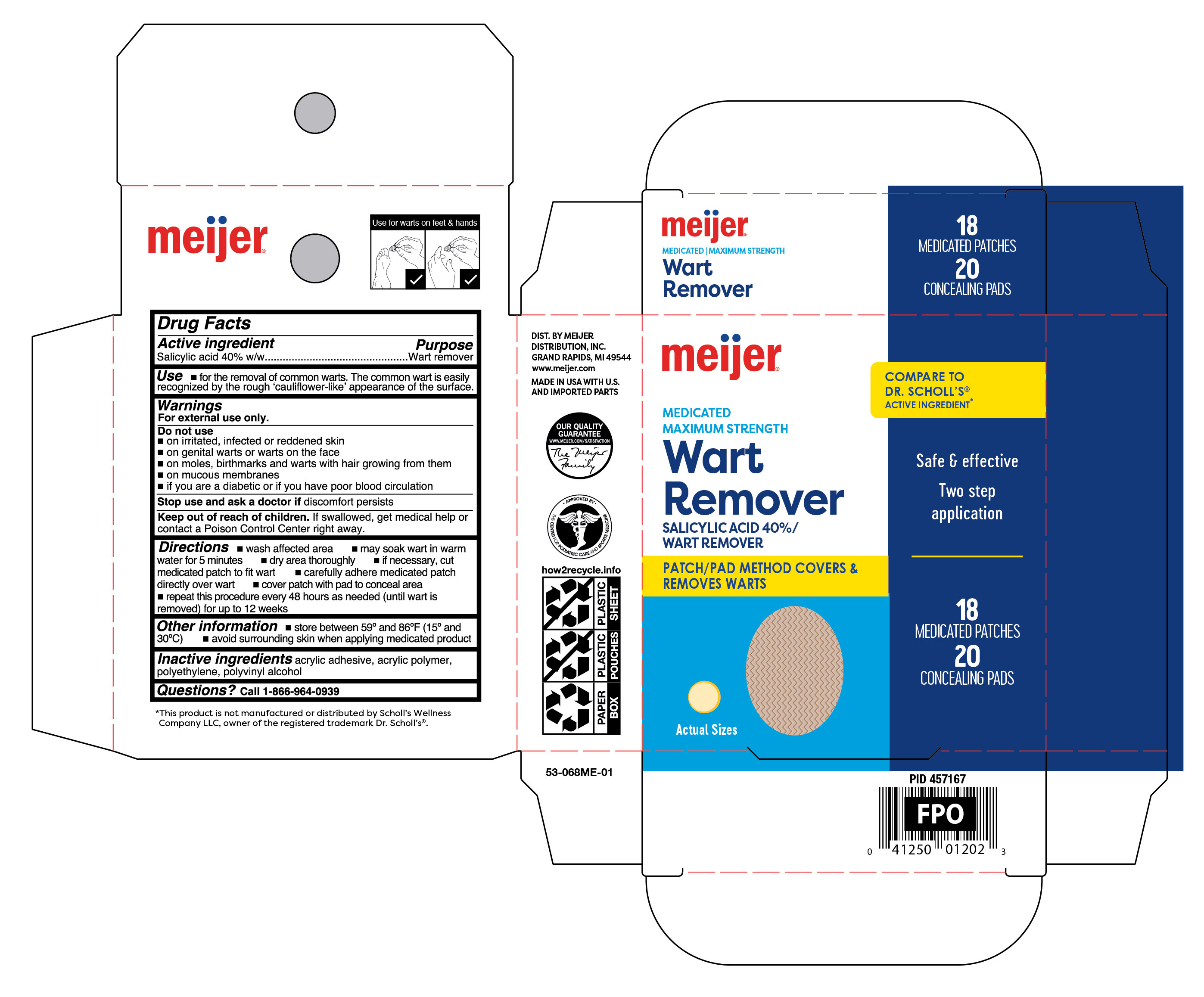 Wart Removers Patch Product Images - NDC 79481-0620