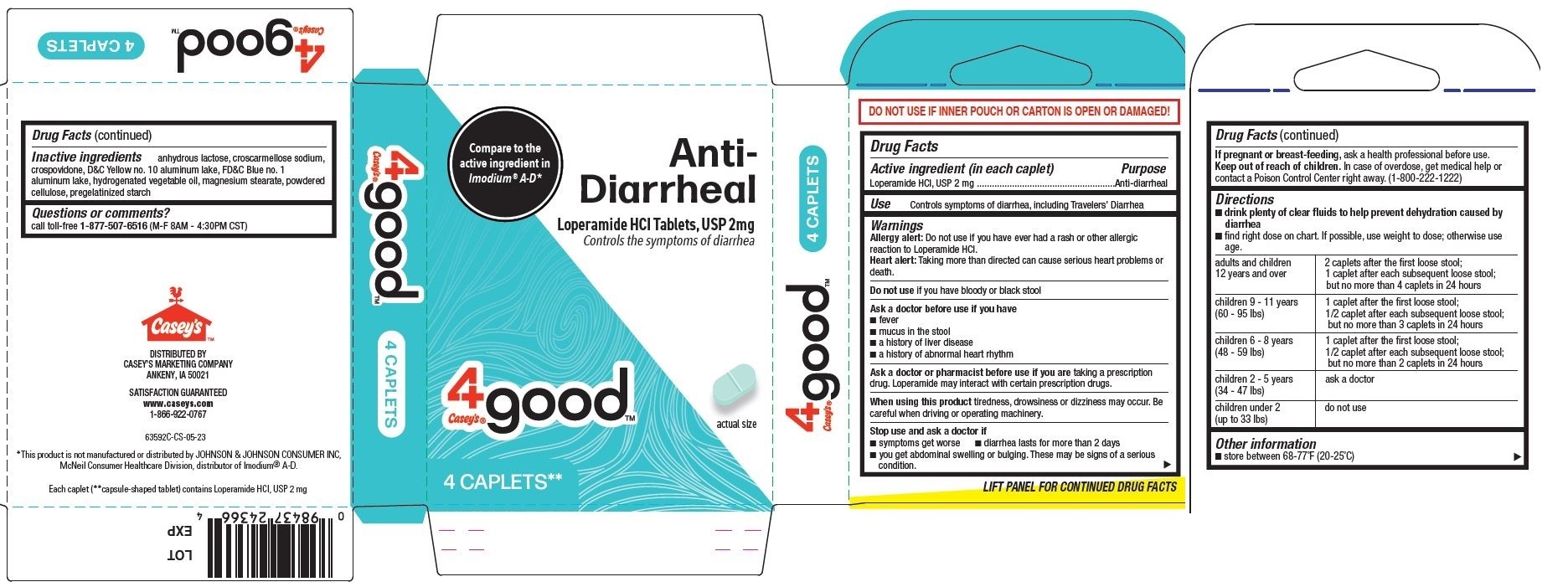 Label Anti-diarrheal, Cvp Health Tablet Oral - Indications, Usage ...