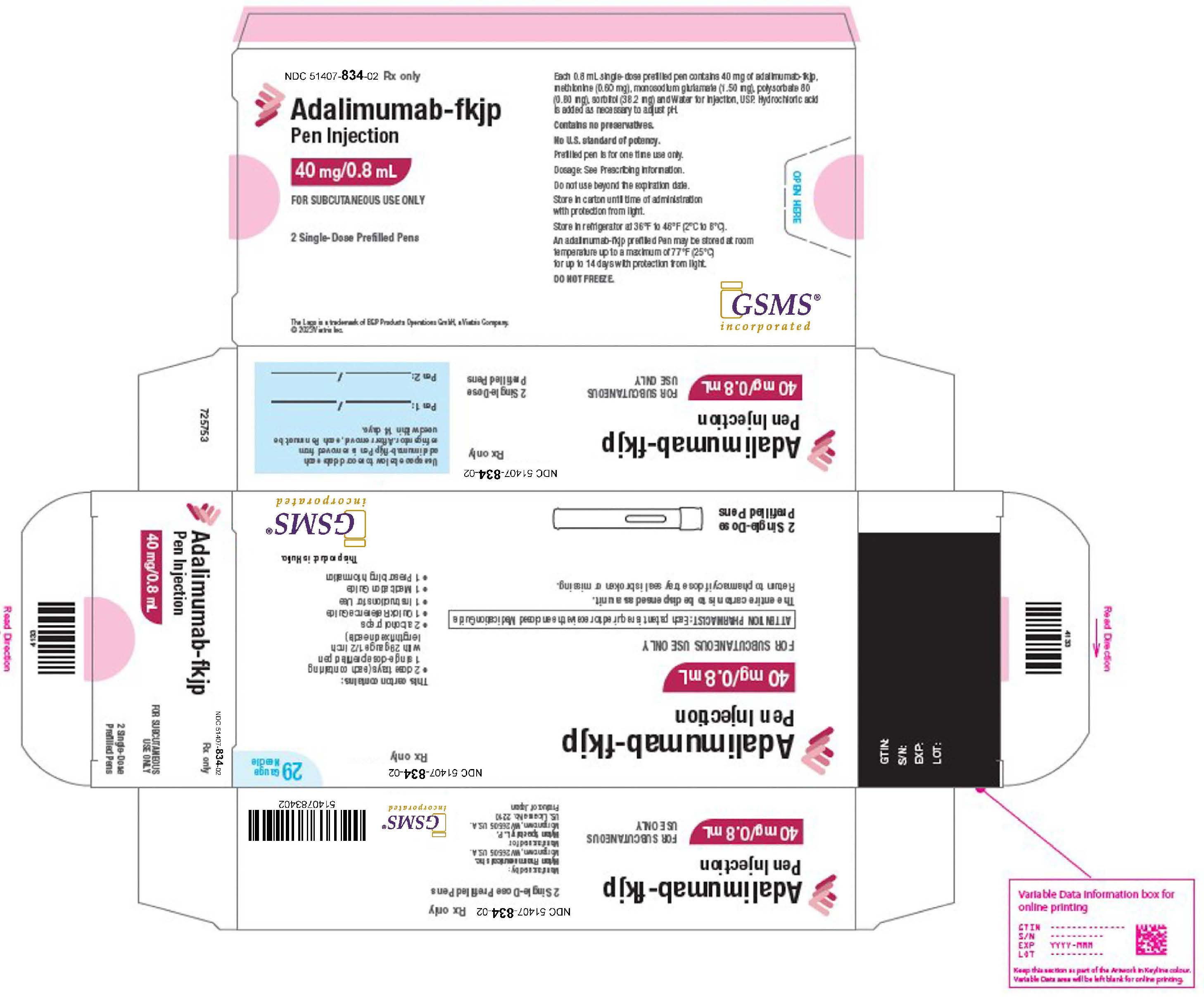 Product Images Adalimumab Photos - Packaging, Labels & Appearance