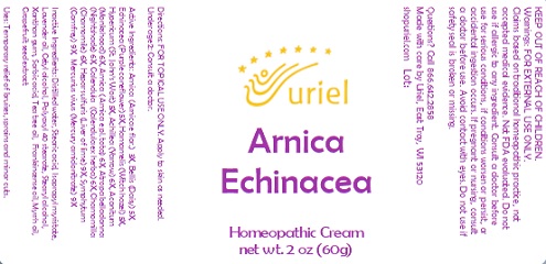 Label Arnica Echinacea Cream Topical - Indications, Usage & Precautions