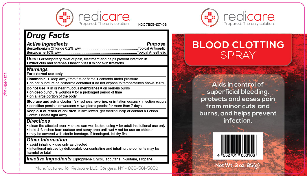 Label Redicare Blood Clotting Aerosol, Spray Topical - Indications ...