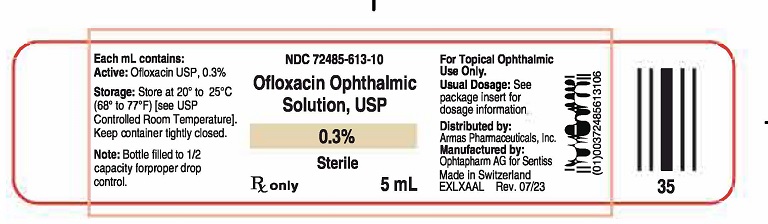 Ofloxacin Solution/ Drops Product Images - NDC 72485-613
