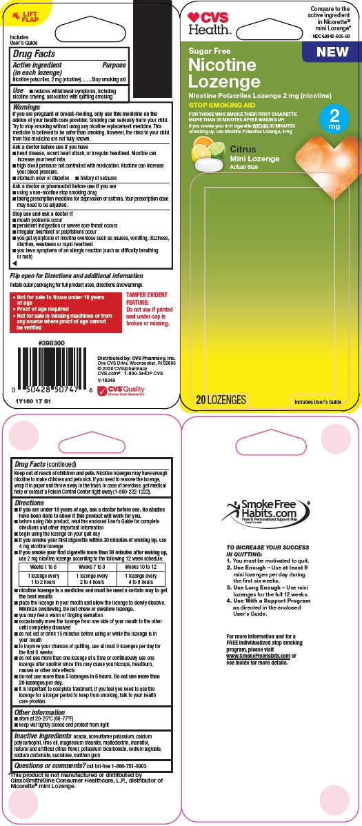 NDC 69842-605 Nicotine Lozenge Oral Label Information - Details, Usage ...