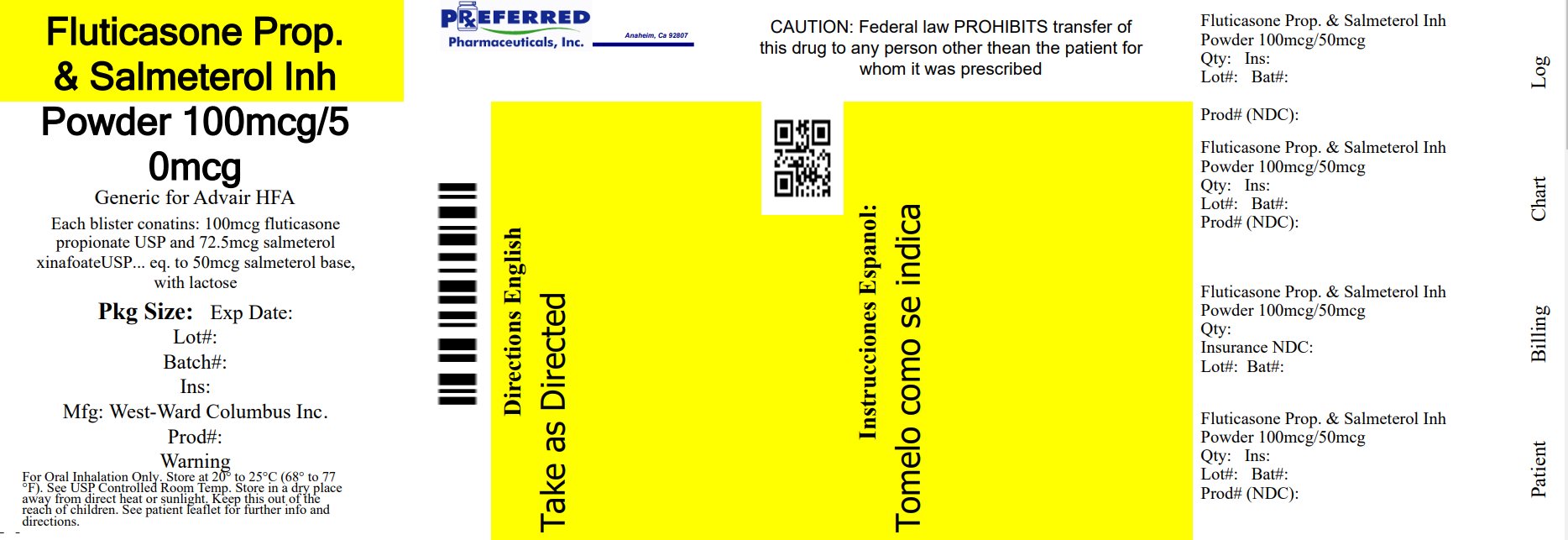 FDA Label for Fluticasone Propionate And Salmeterol Powder Respiratory ...