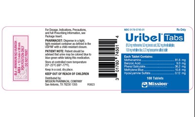FDA Label for Uribel Tabs Tablet, Coated Oral - Indications, Usage ...