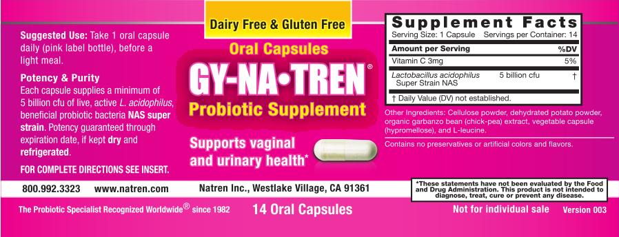 NDC 32267-920 Gy-na-tren Boric Acid, Lactobacillus Acidophilus, Vitamin C