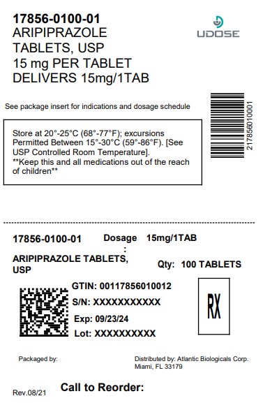 Aripiprazole Product Images - NDC 17856-0100