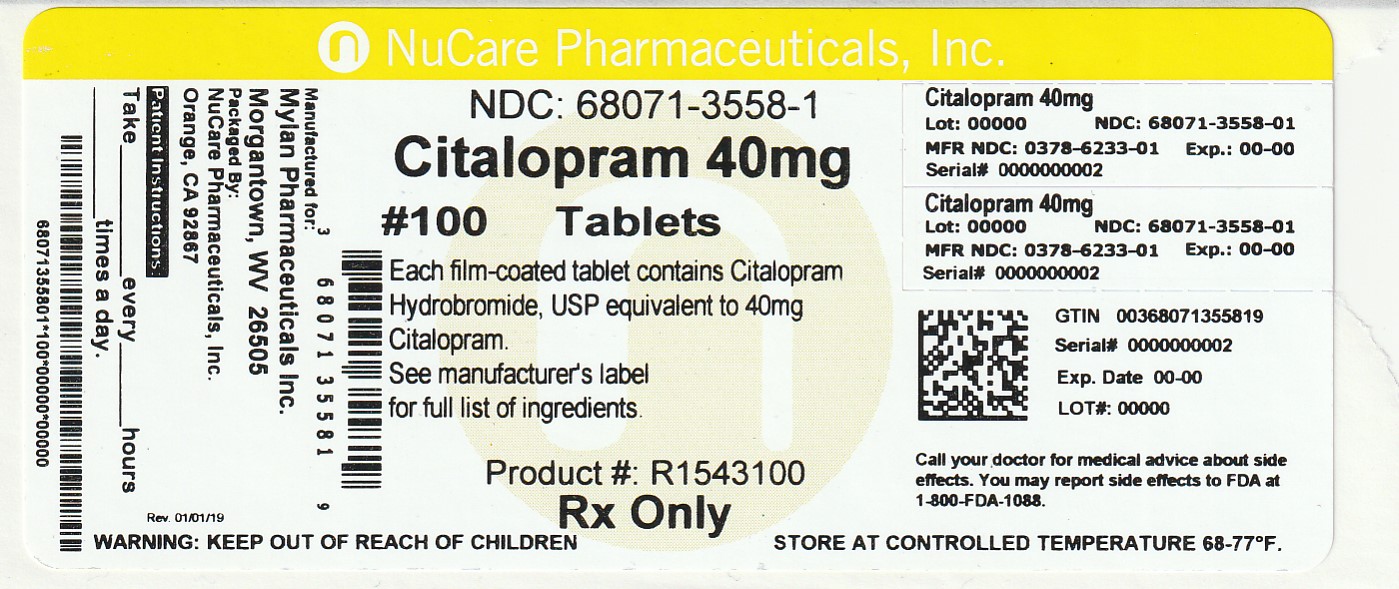 FDA Label for Citalopram Tablet, Film Coated Oral - Indications, Usage ...
