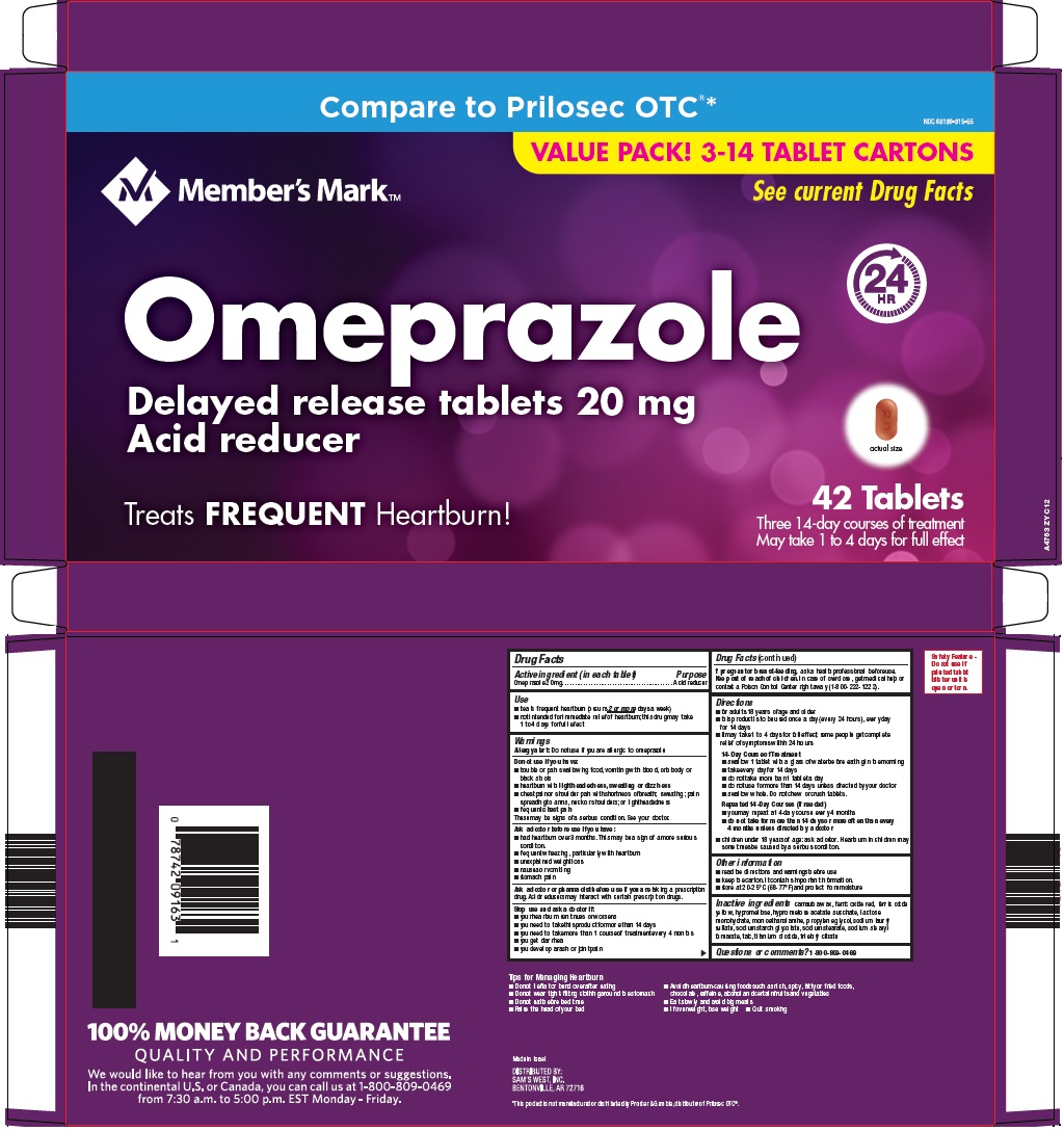 NDC 68196-915 Members Mark Omeprazole Tablet, Delayed Release Oral ...