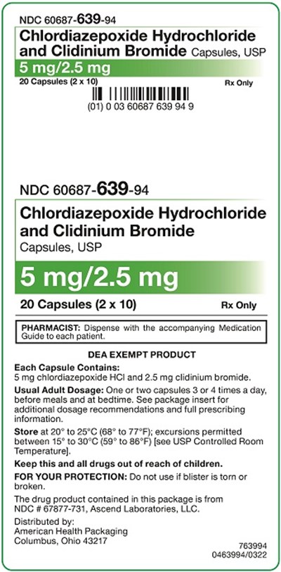 FDA Label for Chlordiazepoxide Hydrochloride And Clidinium Bromide ...