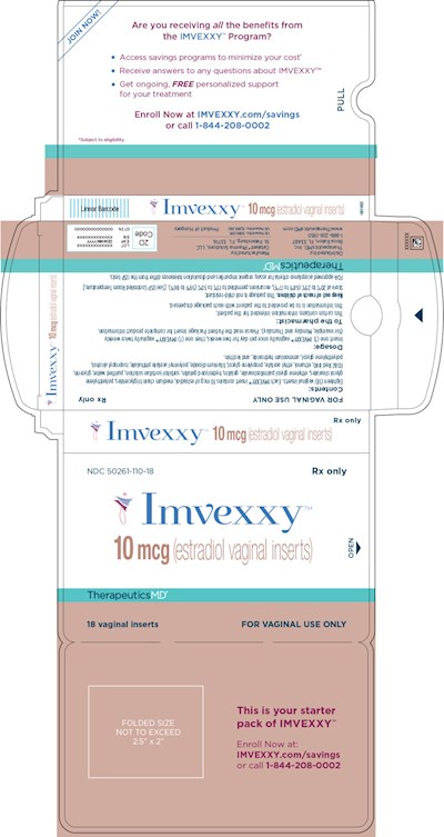 NDC 50261-110 Imvexxy Estradiol